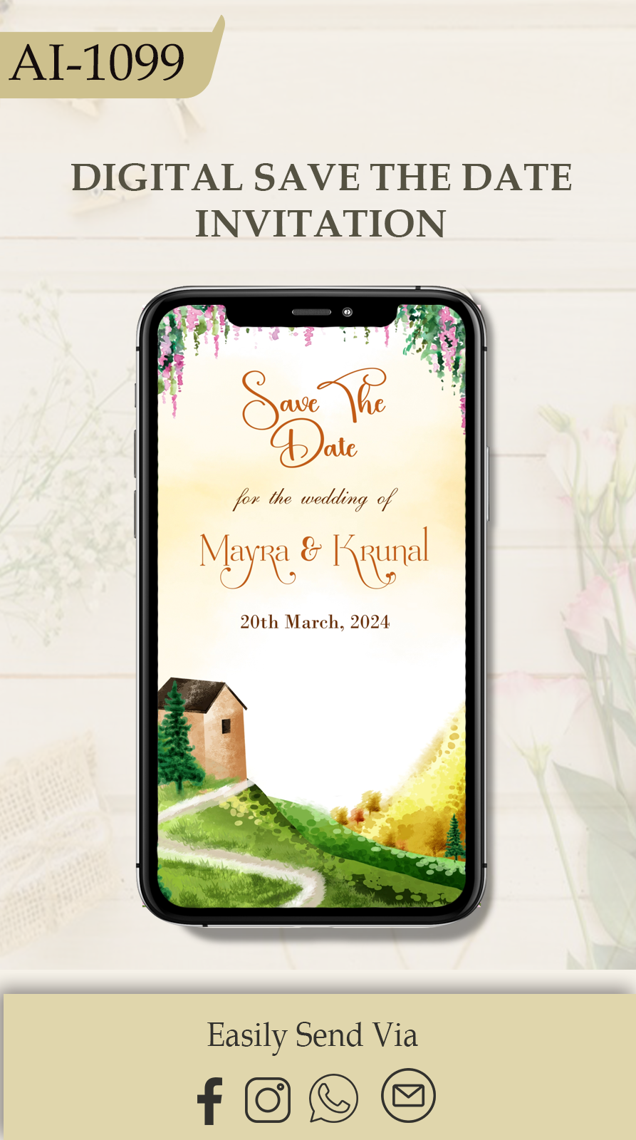 Save The Date Invitation Video & Days to Go Invitation Video Templates