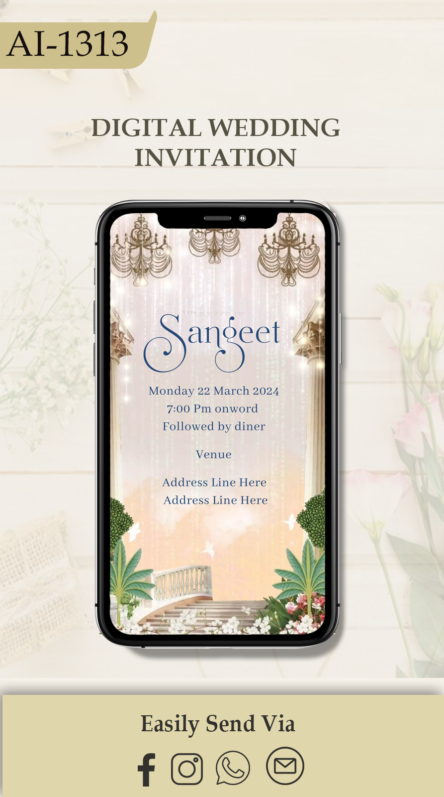 Digital Wedding Video Invitation Templates