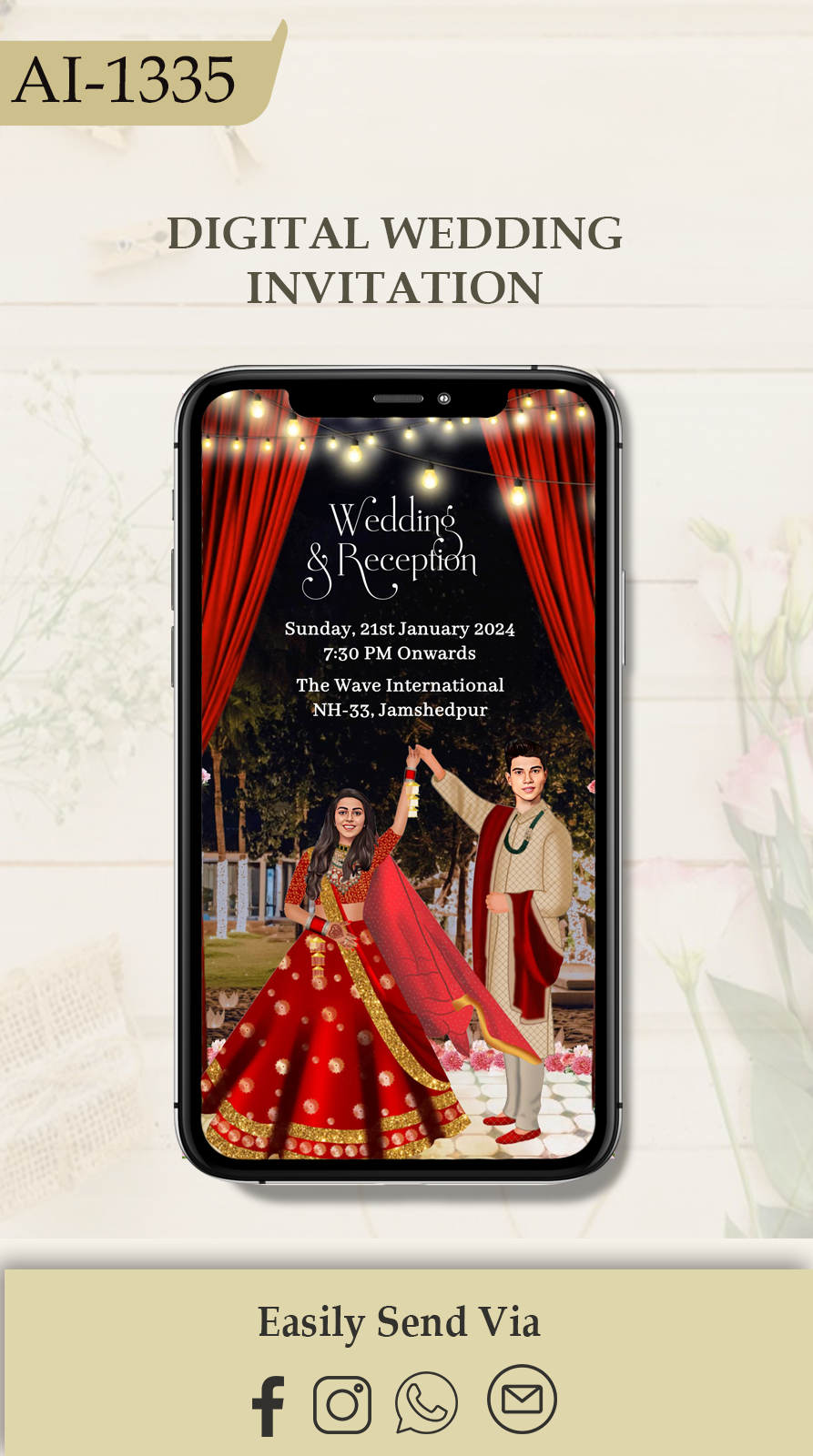 Digital Wedding Video Invitation Templates
